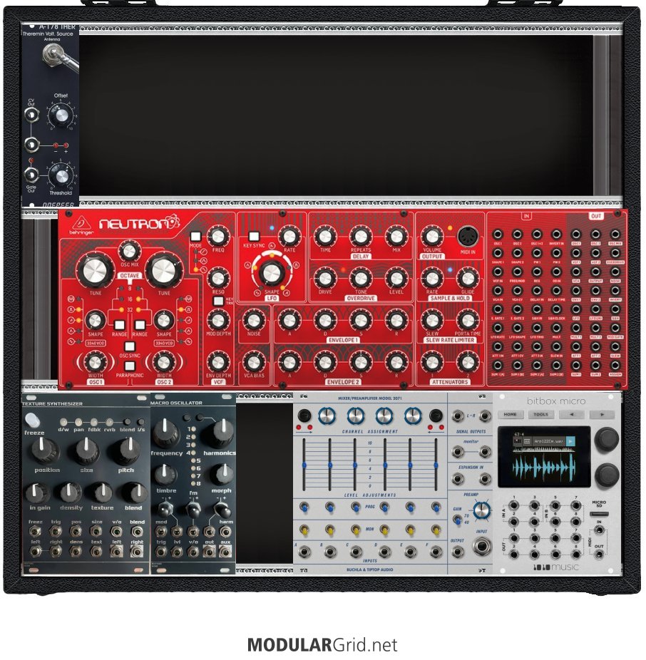 My shroudless Eurorack - Eurorack Modular System from Sidi on ModularGrid